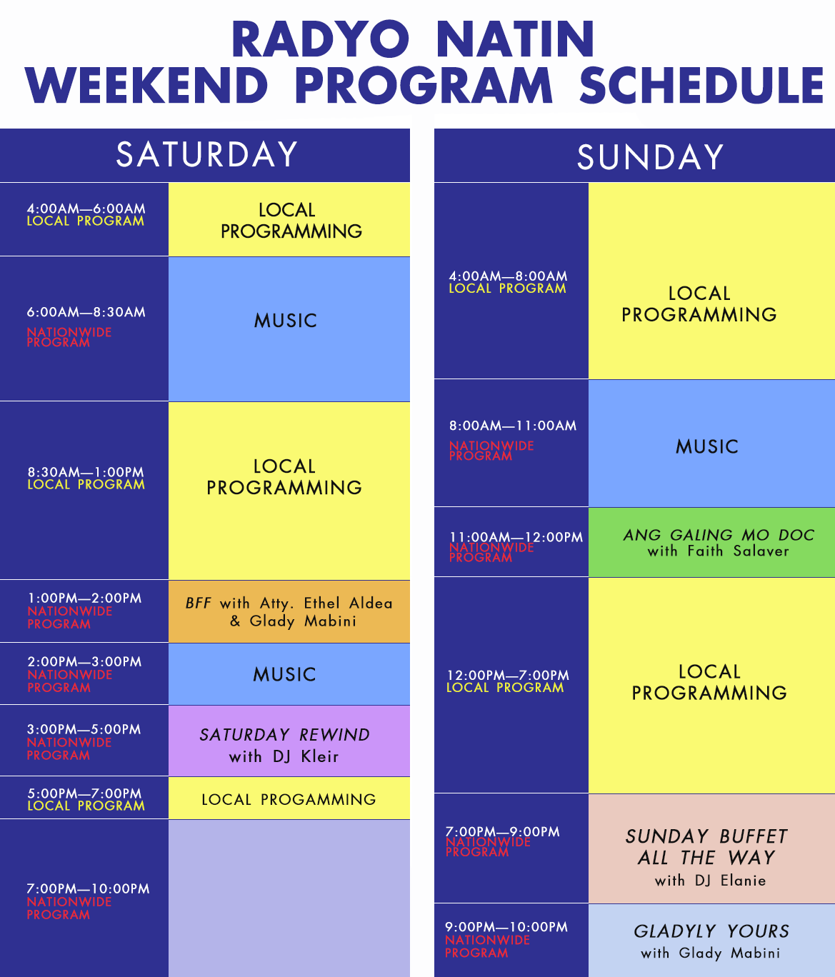 Programs | Radyo Natin Nationwide